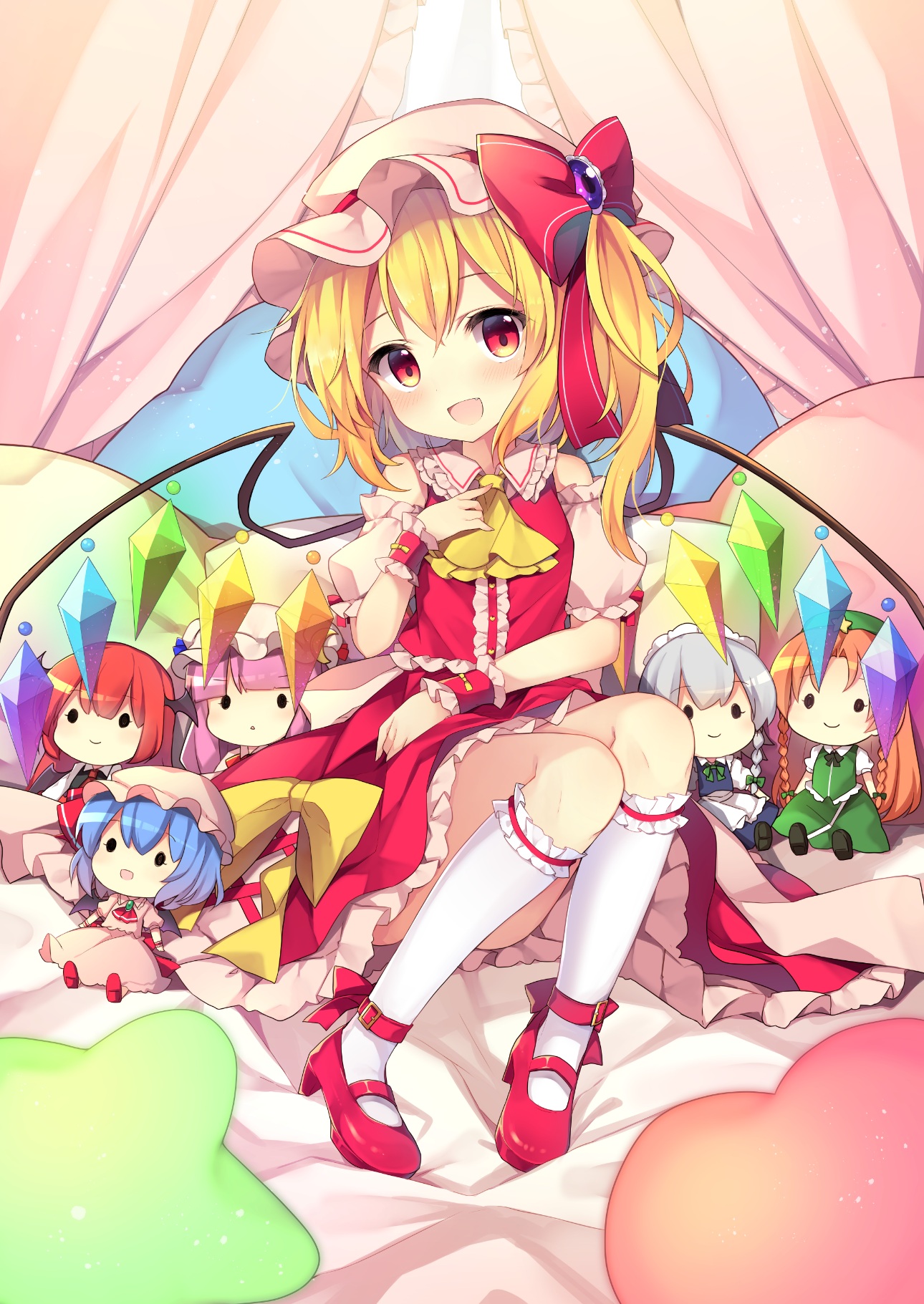 ruhika touhou flandre scarlet hong meiling izayoi sakuya koakuma patchouli knowledge remilia ...